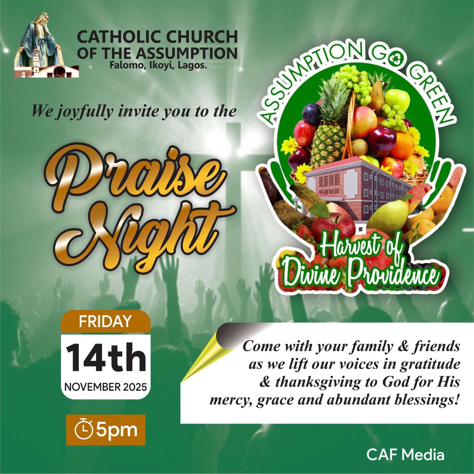 PRAISE NIGHT 2025 – Church Of The Assumption